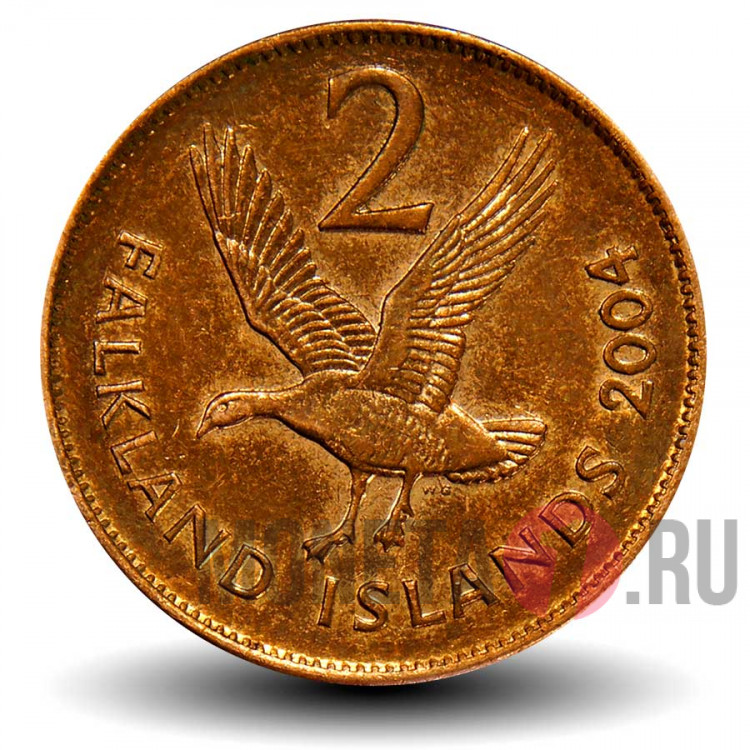 Купить 2 pence 2004 год - Фолклендские острова в интернет-магазине по ...